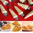 Cream Horn Molds 12pcs Large Size 4.7 inch Baking Cones Stainless Steel ...