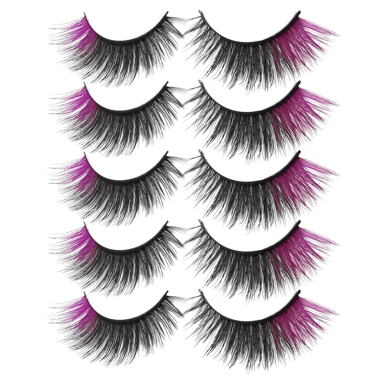 HSMQHJWE Reusable Adhesive Eyelashes Eye Tail Color Imitation Eye ...