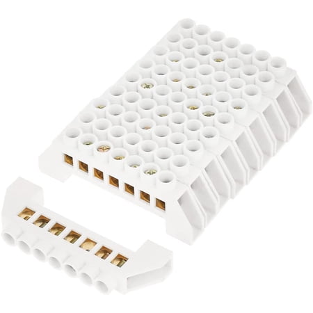 YDJKET 10pcs Terminal Blocks, 7 Position Electrical Connection Terminal ...