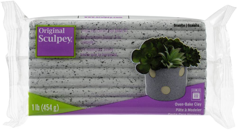 Sculpey Original Polymer Clay 1lb-Granite - Walmart.com