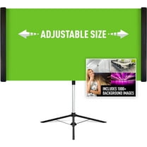 Valera Performer 85 inch Portable Green Screen & Stand, Expandable Wide ...