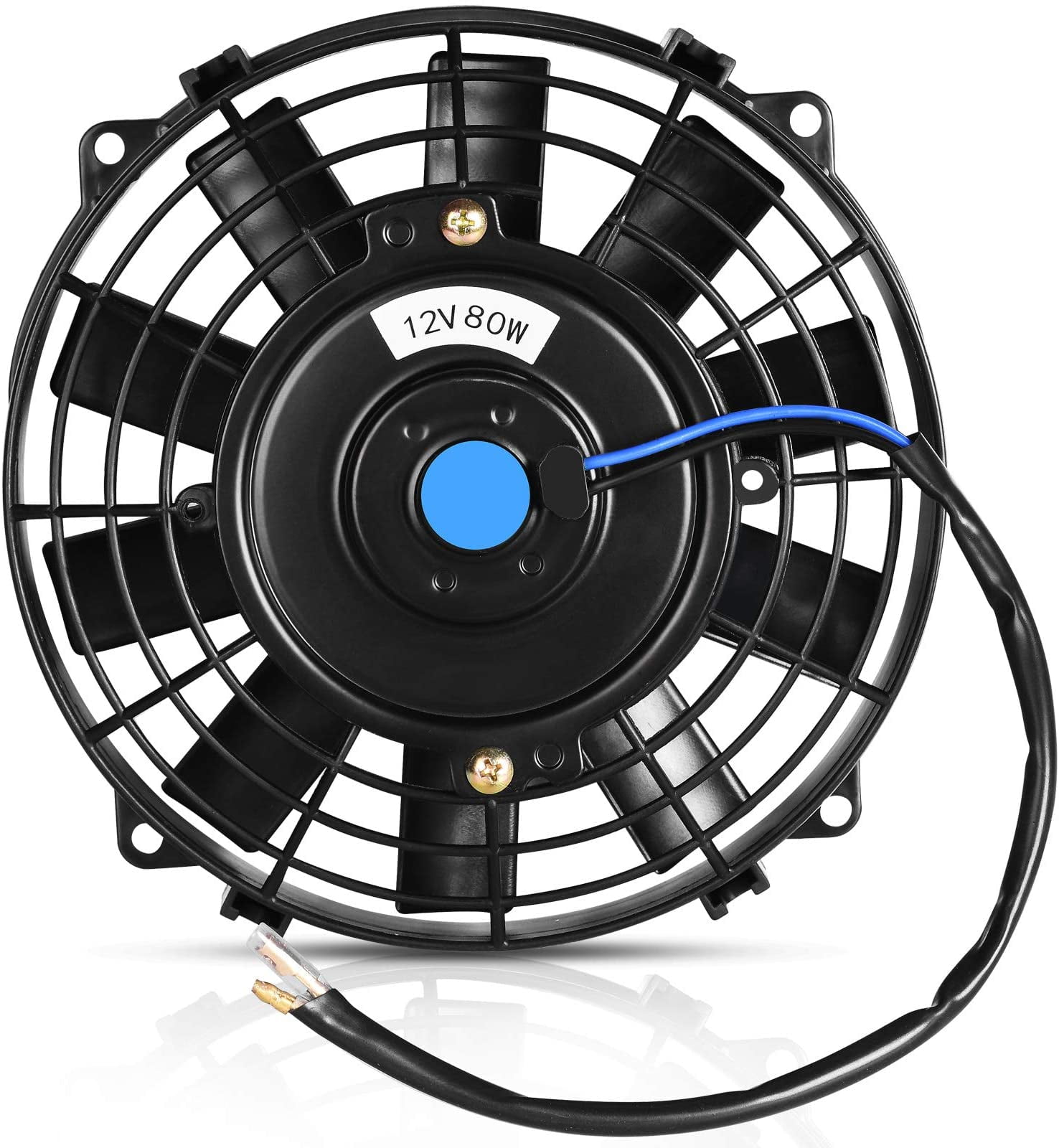Universal Slim Fan Push Pull Electric Radiator Cooling Fans 12V 80W ...
