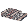 Red Blue Beige Towel Set of 3, Soft Microfiber Bath Towels, Hand Towel ...