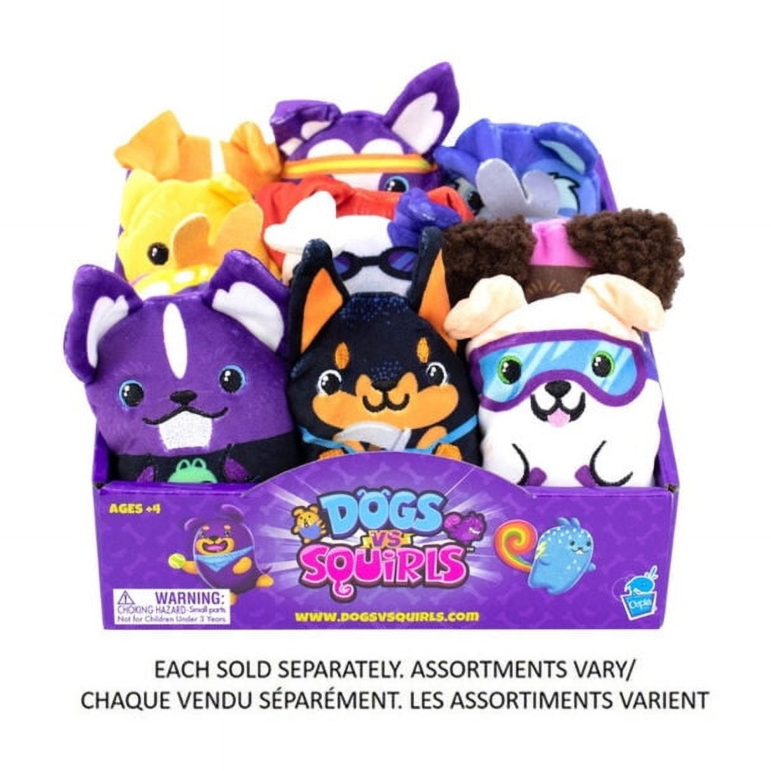 Click here for Dogs Vs Squirrels Dogs Vs. Squirls - 4 Inch Plush... prices