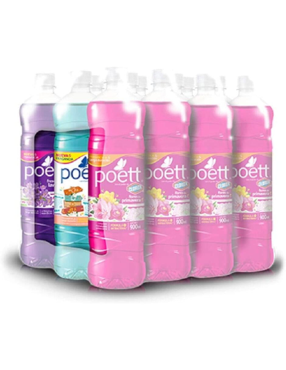 Pack de 12 Limpiador Multiusos Poett Caja Mixta 900 ml Poett Mixto ...
