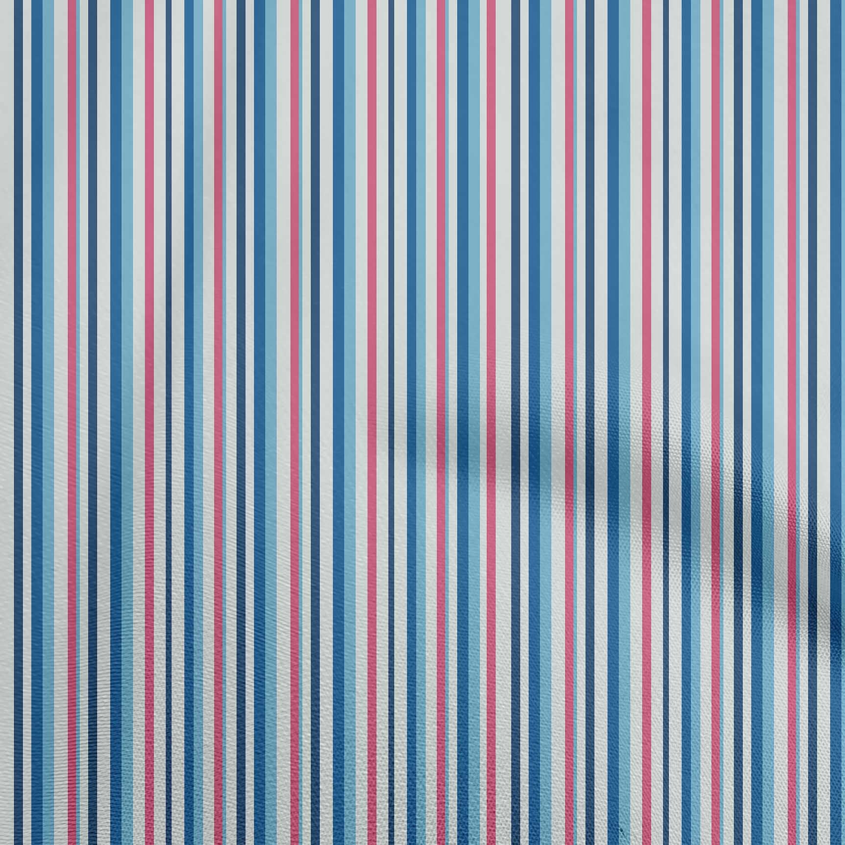 oneOone Viscose Chiffon Royal Blue Fabric Stripes Fabric For Sewing ...