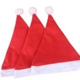 Adult Non Woven Santa Hat Party Decoration Festive Holiday Accessory ...
