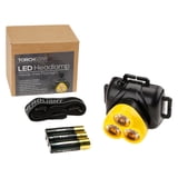 TorchStar Adjustable LED Headlamp, Bright Lightweight Headband Light ...
