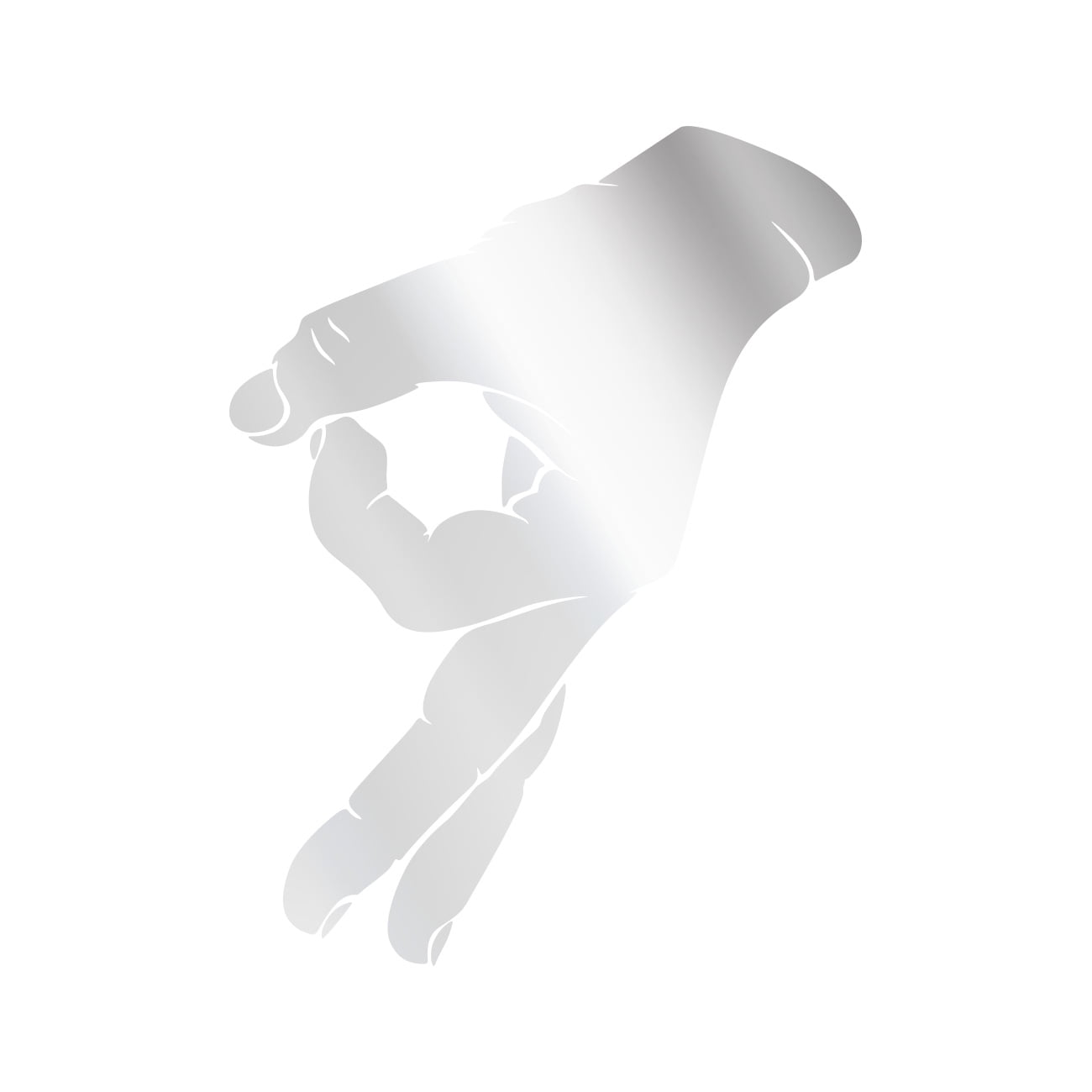 Made You Look Hand Sticker Decal Die Cut - Self Adhesive Vinyl ...