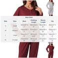 Button Down Pajamas Sets for Women Long Sleeve Sleepwear Matching Long ...