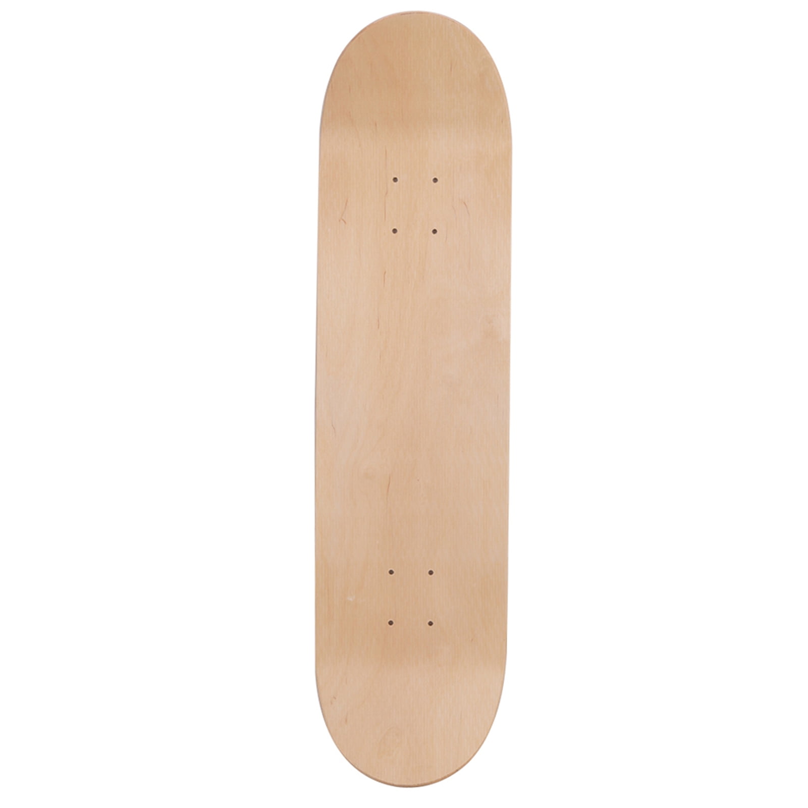 Tabla de skate de madera de arce en blanco con doble curvatura ...