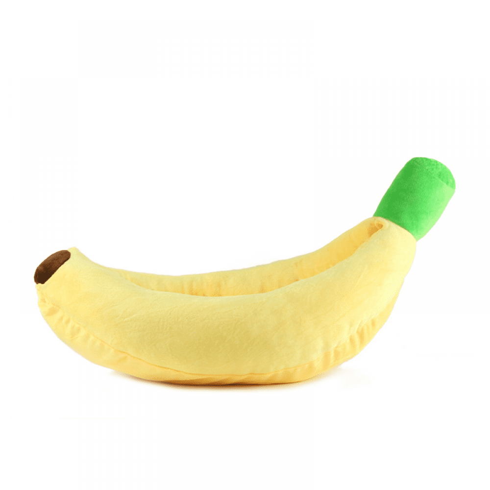 Click here for Unbranded Soft Plush Dog Bed  Dog Banana Bed Pet C... prices