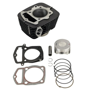 63mm Piston Ring with Cylinder Gasket Rebuild Kit for 200cc GY6B Engine 1P63QML Fits 4-Stroke ...