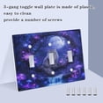 2-Hole Switch Plate Cover Faceplates Covers Smooth Rounded Corners Grey ...