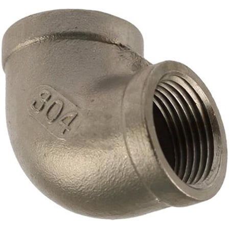 Boshart Industries U2-SSE-05 0.5 in. 304 Stainless Steel 90 deg Elbow ...