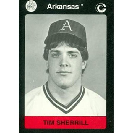Tim Sherrill Baseball Card (Arkansas) 1991 Collegiate Collection No.23 ...