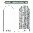 Blossoming Flower with Leaves Branch Arch Backdrop Cover Stretchy ...