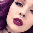 DESIGNICE G23 Titanium 16G Teardrop Septum Hoop Ring Daith Tragus ...