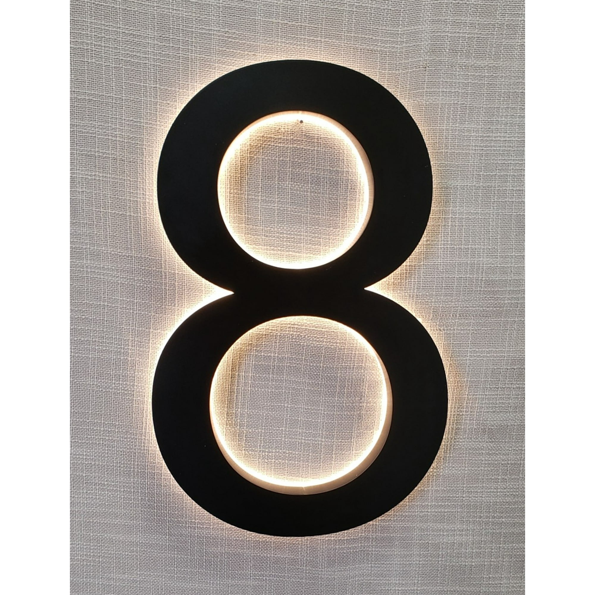 Click here for Modern 8″ Backlit Led House Numbers  Prima Decorat... prices
