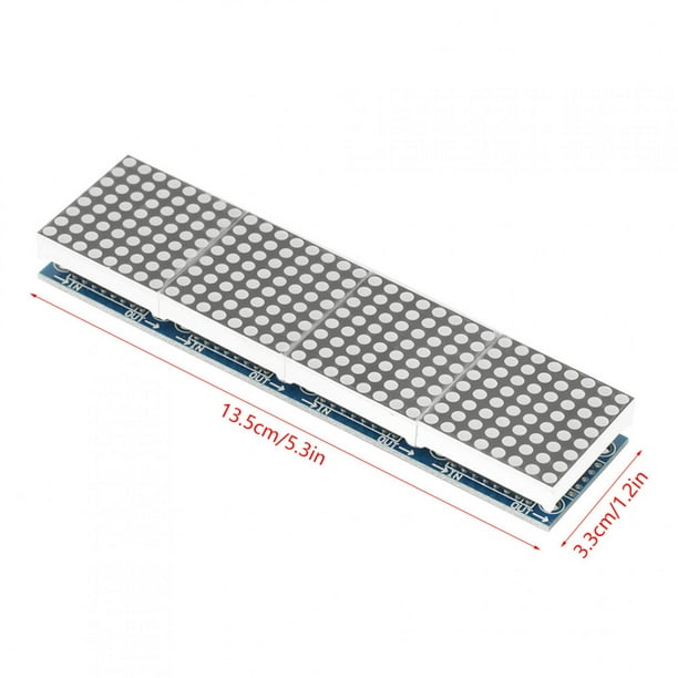 Dot Matrix Module,1pc 4 in 1 Dot Matrix Controller Dot Matrix LED High ...