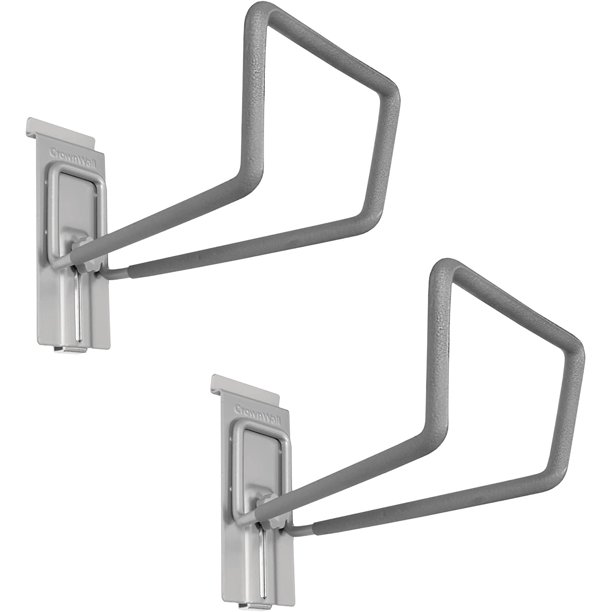 CrownWall Slat Wall Storage Organizer, Heavy Duty Steel Locking Loop ...