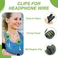360 Degree Rotate Headphone Wire Clip, Earphone Mount Cable Clothing ...