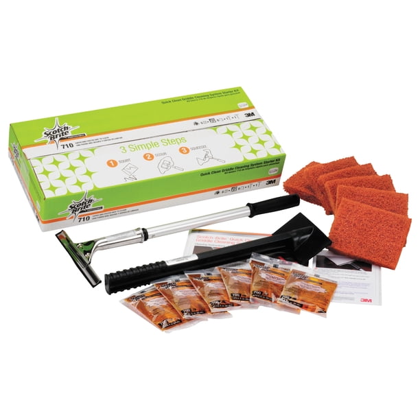 Scotch-Brite PROFESSIONAL Quick Clean Griddle Cleaning System Starter ...