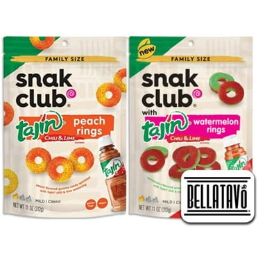 Snak Club Tajin Watermelon Gummy Rings - Walmart.com