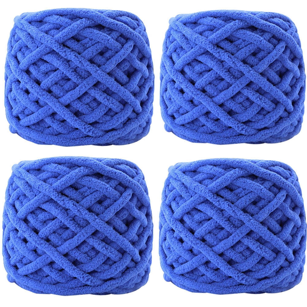 Aosijia 4 Rolls Coarse Woollen Thread Ice Bar Line Single Strand Coarse ...