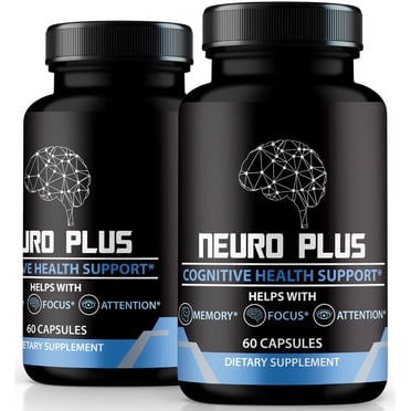 Pristine Neuro Plus 3 Pack - Focus & Brain Booster, Enhances Memory, 60 ...