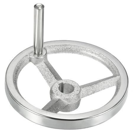 Uxcell 120mm/4.72 Inch Diameter Rotary Handwheel, 1 Pack Cast Iron with ...