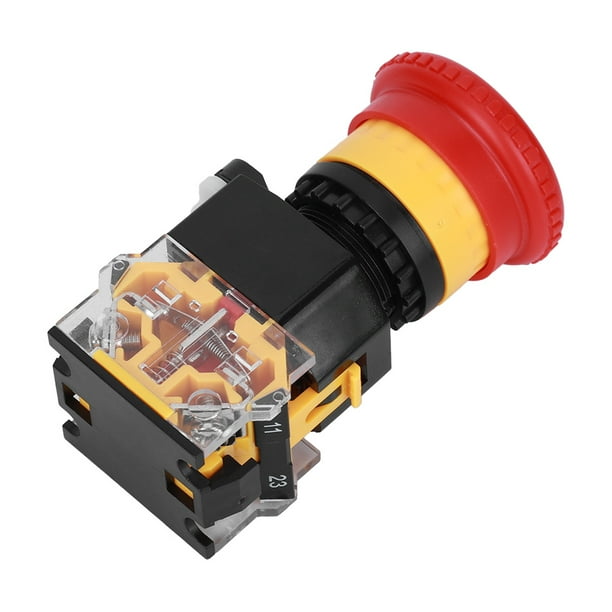 Emergency Stop Button, On/Off Switch Practical 440V 10A 22mm ...