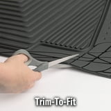 SmartFit 4-Piece Black All-Weather Heavy Duty Car Floor Mats, Rubber ...