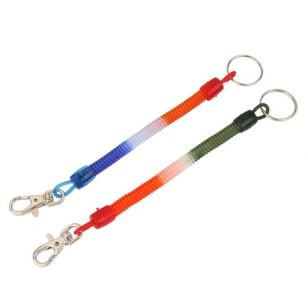 12 Pieces Retractable Spiral Stretch St Keychain Key Chain Key - Walmart.ca
