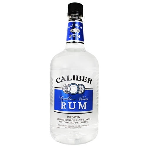 Caliber Silver Rum, 1.75 L Liquor, 40% Alcohol, Cocktail Mixers ...