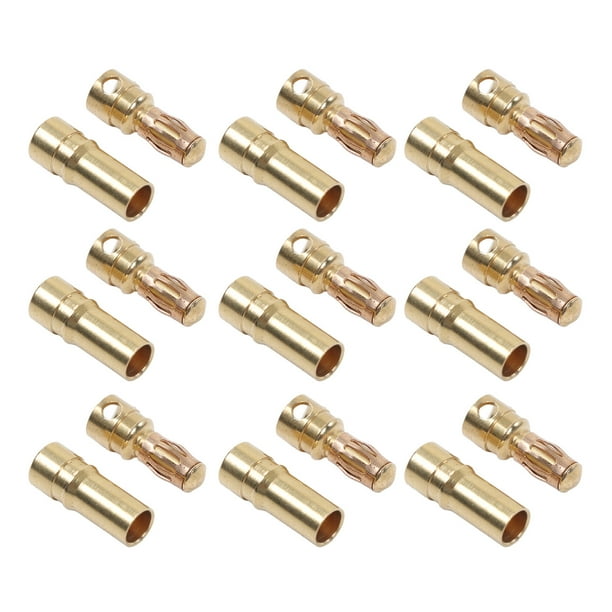 30 Pairs Banana Connectors Plugs Gold Plated Corrosion Preventing Brass ...