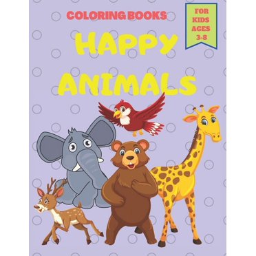 Cute Animals Coloring Book For Kids: Art Activity Book For Children ...