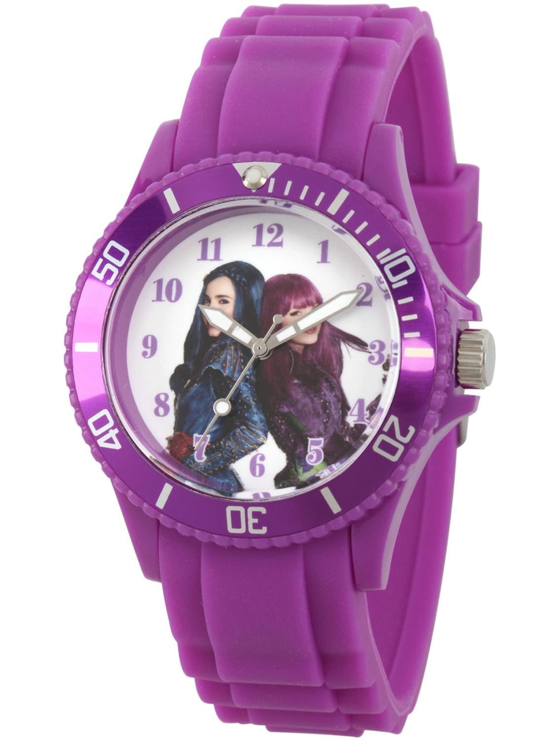 Disney - Descendants 2 Mal and Evie Women's Purple Plastic Watch ...