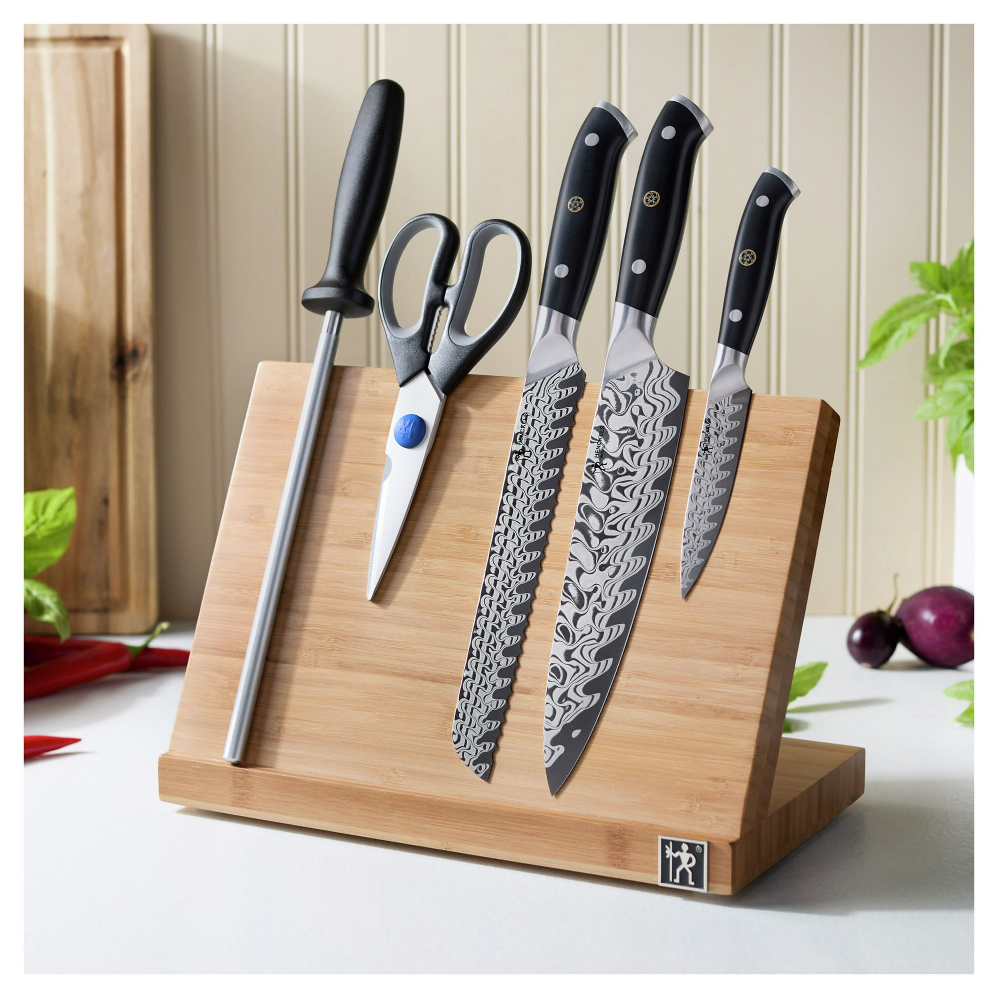 Click here for Henckels Compass Damascus 6 Piece  Knife Set prices