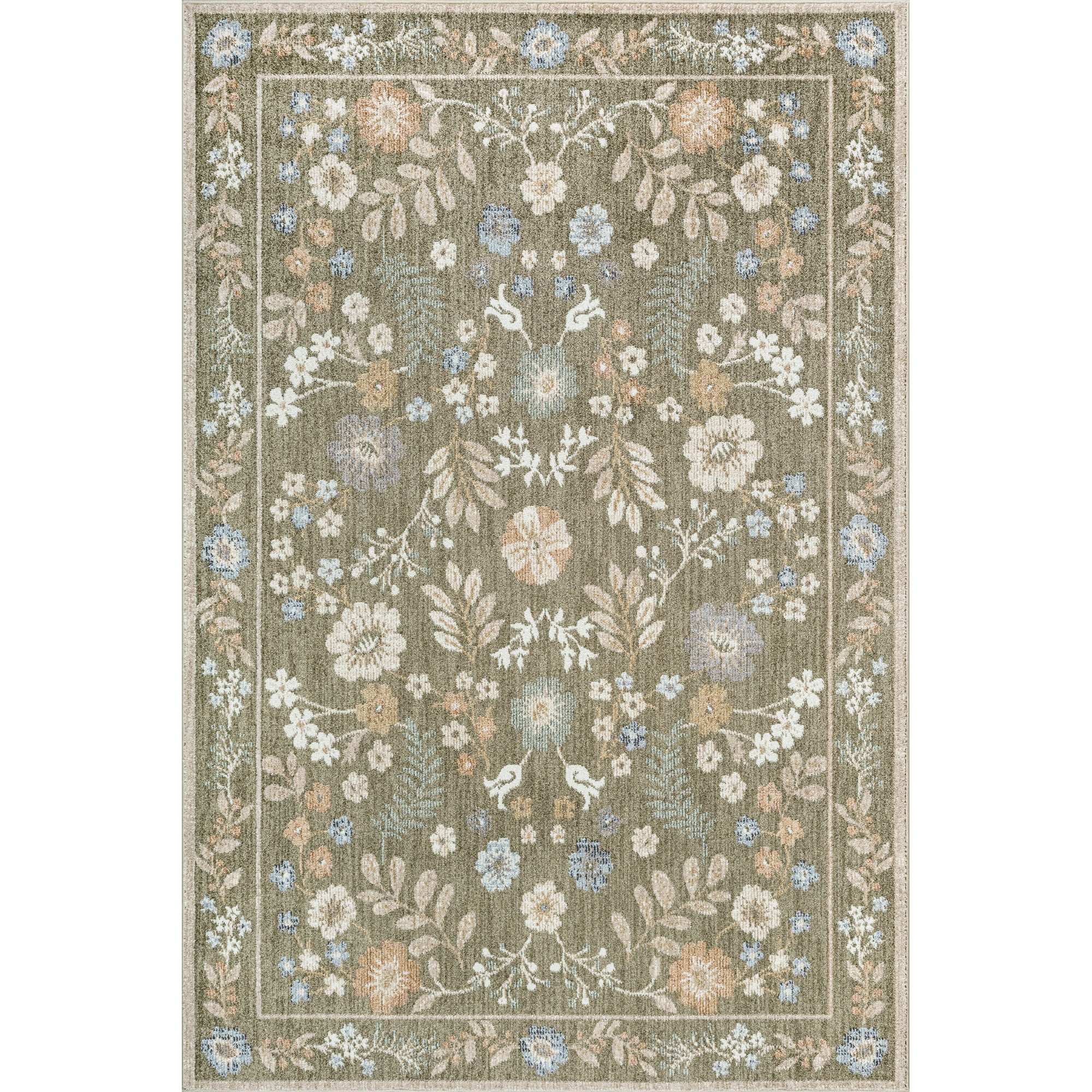 Click here for Mainstays Baltimore Green Area Rug  5 X 7 53 X 7 prices