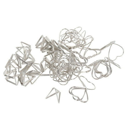 Paper Clips Set, 100pcs Set Electroplating Double Layer Unique Paper ...