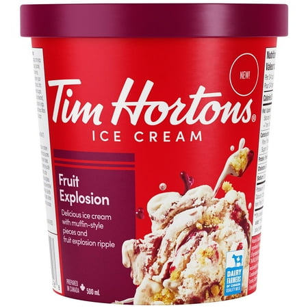 Tim Hortons Fruit Explosion Ice Cream 500mL | Walmart Canada