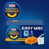 Kraft Easy Mac Original Macaroni and Cheese Microwavable Dinner, 18 ct ...