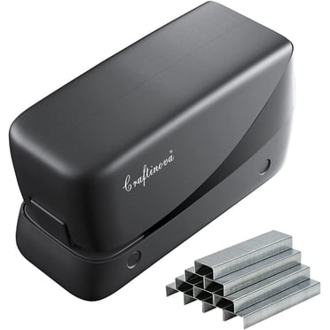 Craftinova Electric Stapler, 25 Sheet Capacity, No Jam Automatic ...