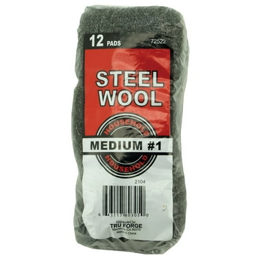 GMT Industrial-Quality Grade #00 Steel Wool Hand Pads, 16 count ...