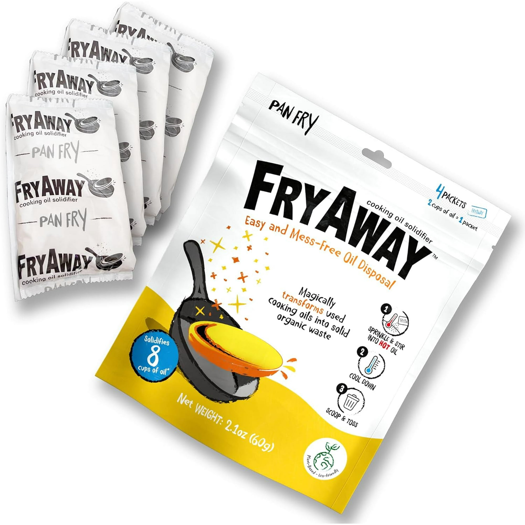 Click here for Hsmeiegadovf Fryaway Pan Fry Cooking Oil Solidifie... prices