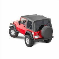 Rampage by RealTruck Factory Replacement Soft Top | Vinyl, Black ...