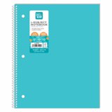 Pen + Gear Poly 1-Subject Notebook, Wide Ruled, 9" x 11", 100 Sheets ...