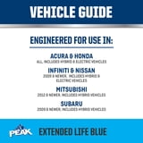 PEAK OET Asian Antifreeze/Coolant, 50/50 Prediluted Blue POAT, 400,000 ...