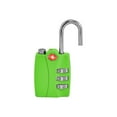 TraverGo 3 Digit Combination Lock, Green TR1120GN - Walmart.com
